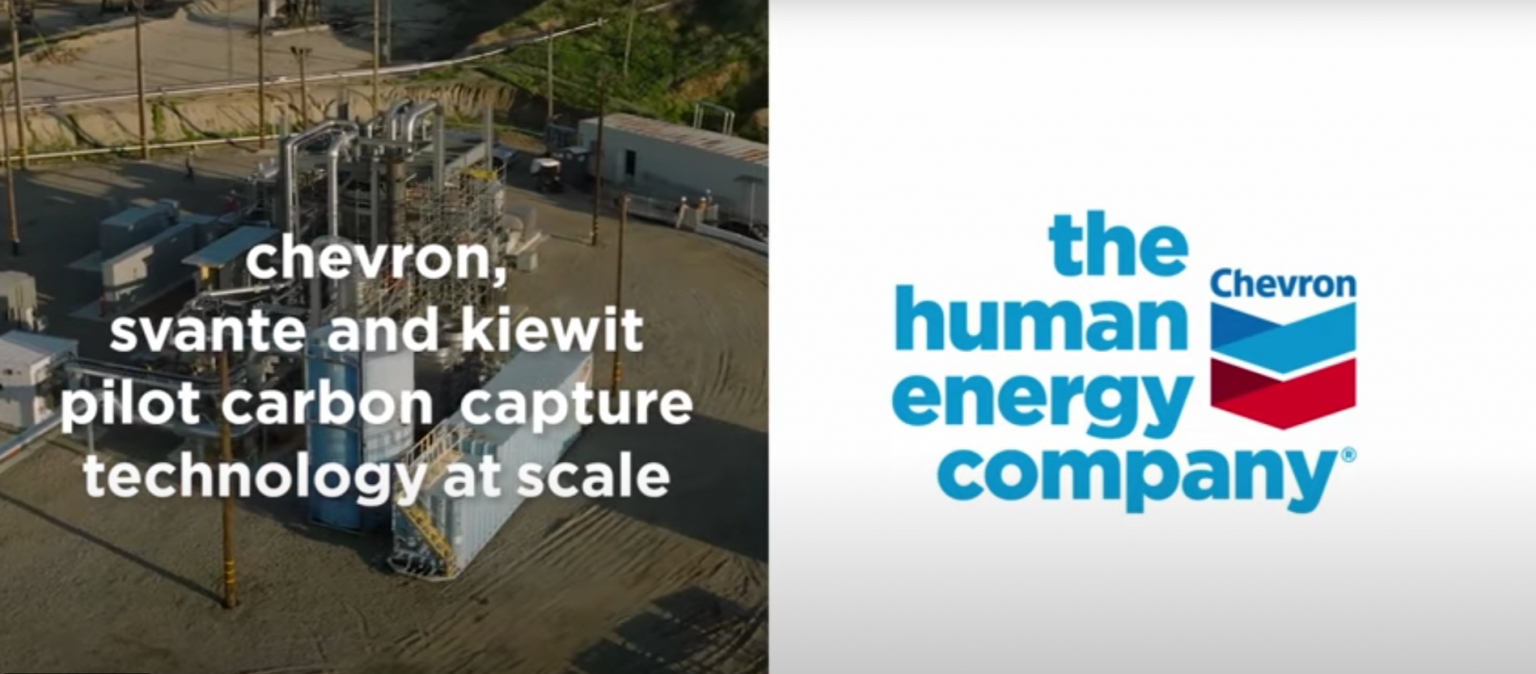 Chevron, Svante and Kiewit pilot carbon capture technology at scale ...
